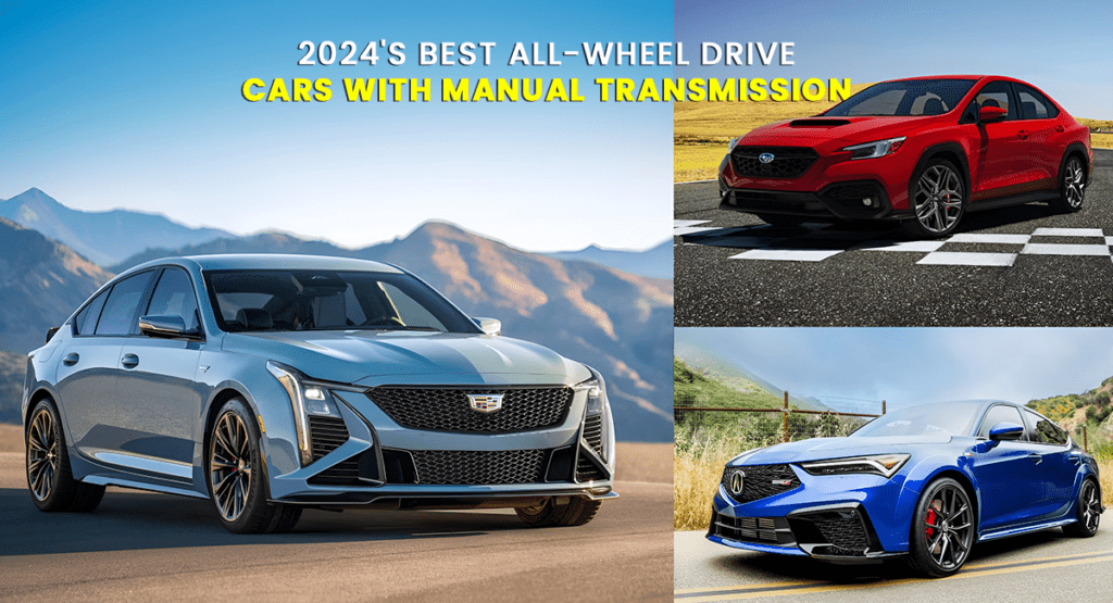 2024's Best All Wheel Drive Cars with Manual Transmission